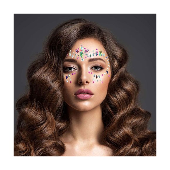 Accessories | Tigerstars Glittering Colorful Teardrop Face Body Jewel ...
